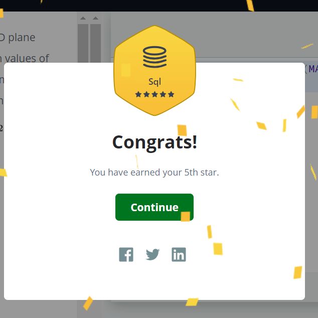 Suranjana Banerjee on LinkedIn: #sql #hackerrank #codingachievement # ... Suranjana Banerjee on LinkedIn: #sql #hackerrank #codingachievement # ...