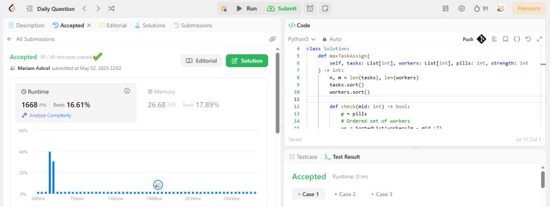 #200daysofcode #leetcode #python #dailychallenge #codinglife… | Mariam ... #200daysofcode #leetcode #python #dailychallenge #codinglife… | Mariam ...