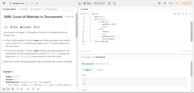 Nandini Agrawal on LinkedIn: #50daysofcode #leetcode #codingjourney # ... Nandini Agrawal on LinkedIn: #50daysofcode #leetcode #codingjourney # ...