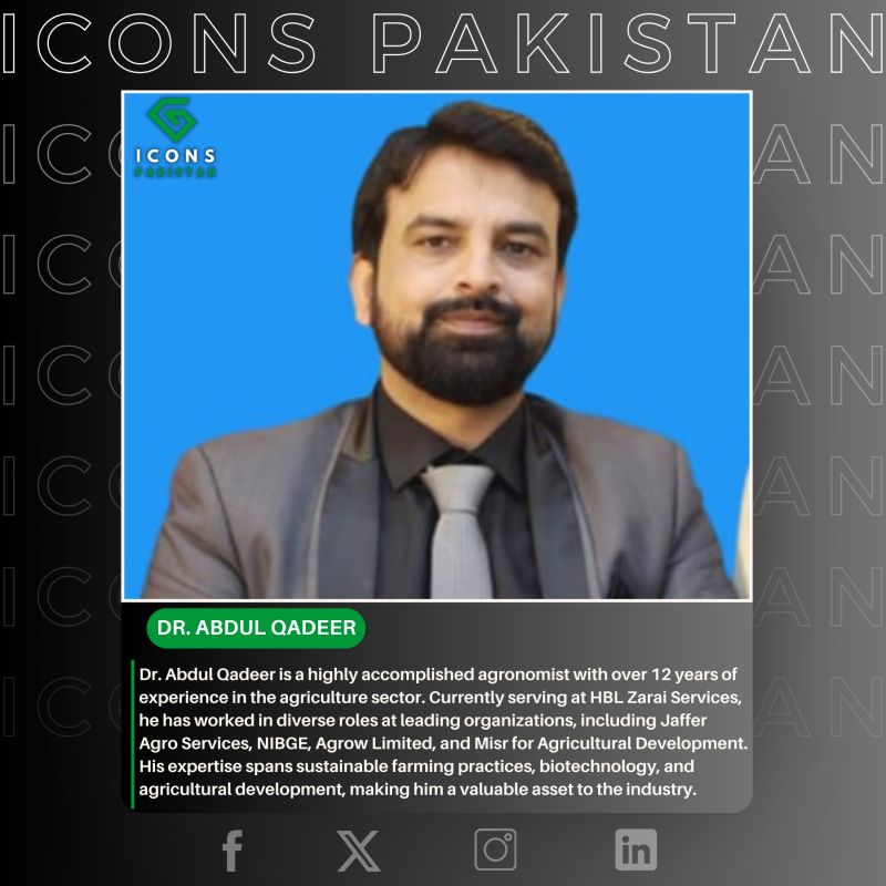 Icons Pakistan on LinkedIn: Meet Dr. Abdul Qadeer Wahla – Senior ... Icons Pakistan on LinkedIn: Meet Dr. Abdul Qadeer Wahla – Senior ...