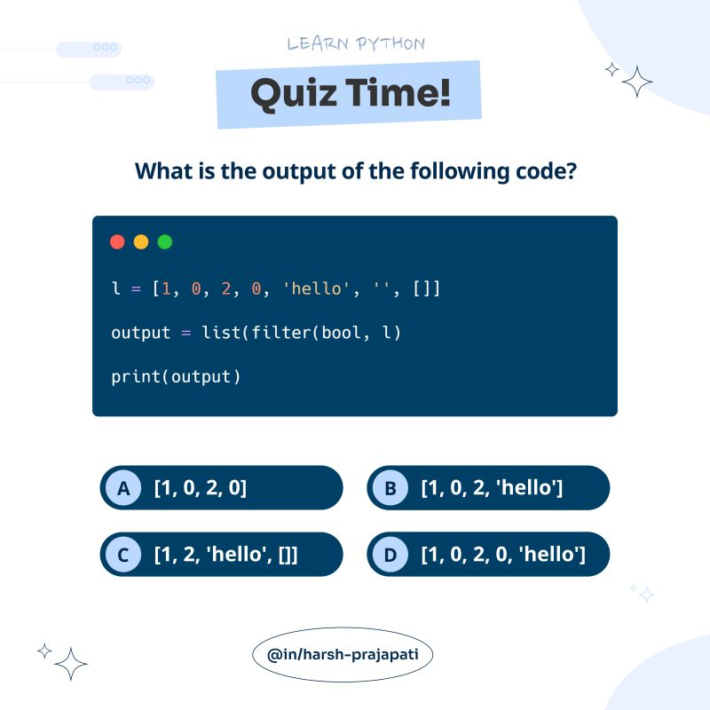 #python #pythonquiz #code #python3 #quiz #pythonknowledge… | Harsh ... #python #pythonquiz #code #python3 #quiz #pythonknowledge… | Harsh ...
