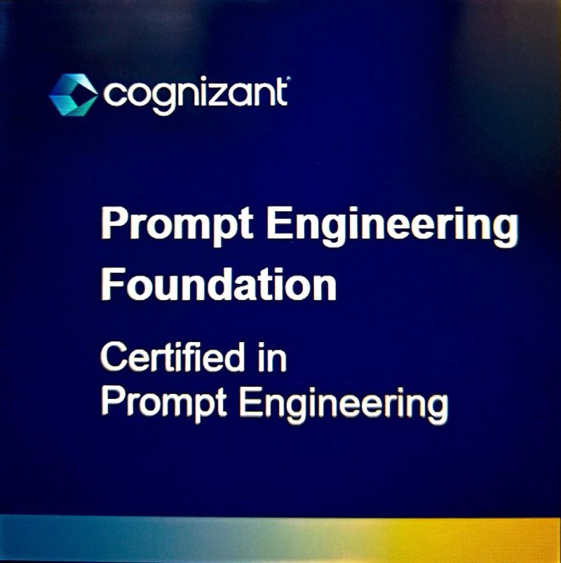 #promptengineering #genai #cognizant #certification #continuouslearning ... #promptengineering #genai #cognizant #certification #continuouslearning ...