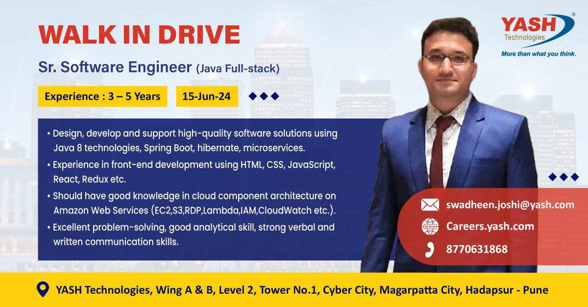 Ayushi Singh Rajput on LinkedIn: Calling all the Java Full Stack (Java ... Ayushi Singh Rajput on LinkedIn: Calling all the Java Full Stack (Java ...