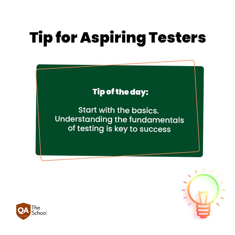 The QA School on LinkedIn: #qa #qa #qaengineer #softwaretesting # ... The QA School on LinkedIn: #qa #qa #qaengineer #softwaretesting # ...