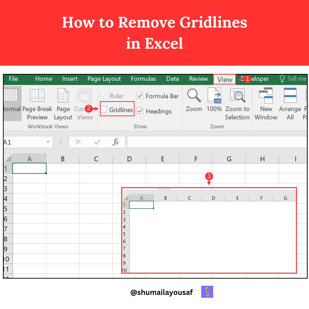 #excel #gridlines #formatting #exceltips #datapresentation | SoftAsia Tech #excel #gridlines #formatting #exceltips #datapresentation | SoftAsia Tech