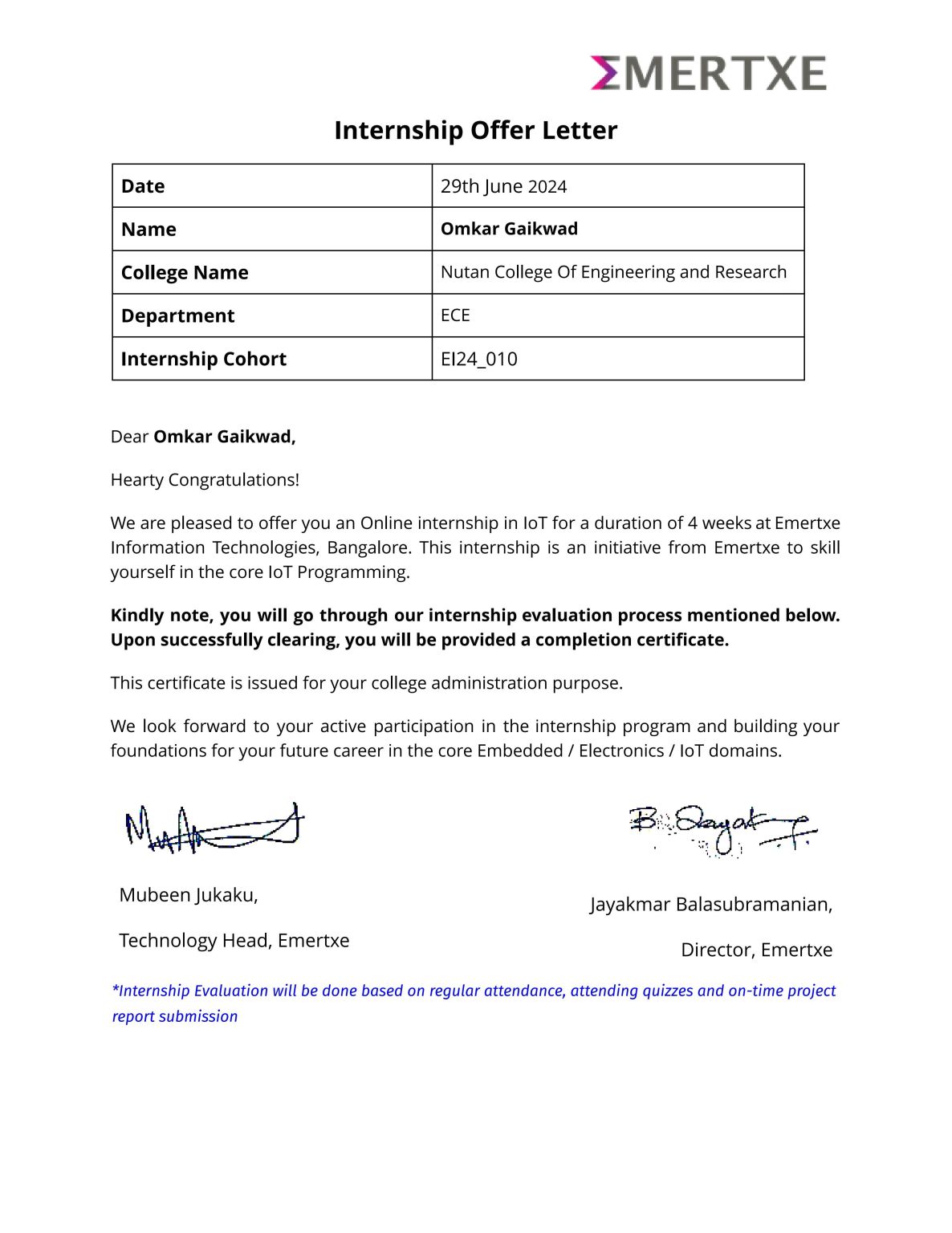 Omkar Gaikwad on LinkedIn: #internship #iot #embedded Omkar Gaikwad on LinkedIn: #internship #iot #embedded