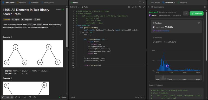 Marvellous Adetunji on LinkedIn: #100daysofcode #dsa #leetcode #python Marvellous Adetunji on LinkedIn: #100daysofcode #dsa #leetcode #python