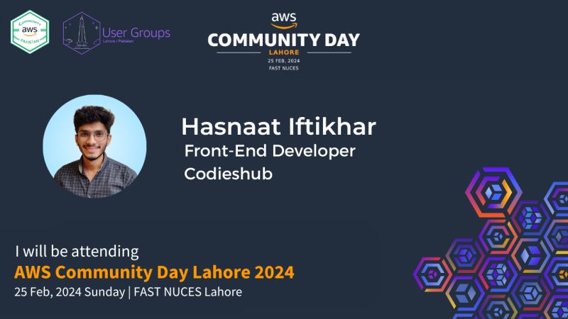 Hasnaat Iftikhar on LinkedIn: #awscommunitybuilders #awsome # ... Hasnaat Iftikhar on LinkedIn: #awscommunitybuilders #awsome # ...