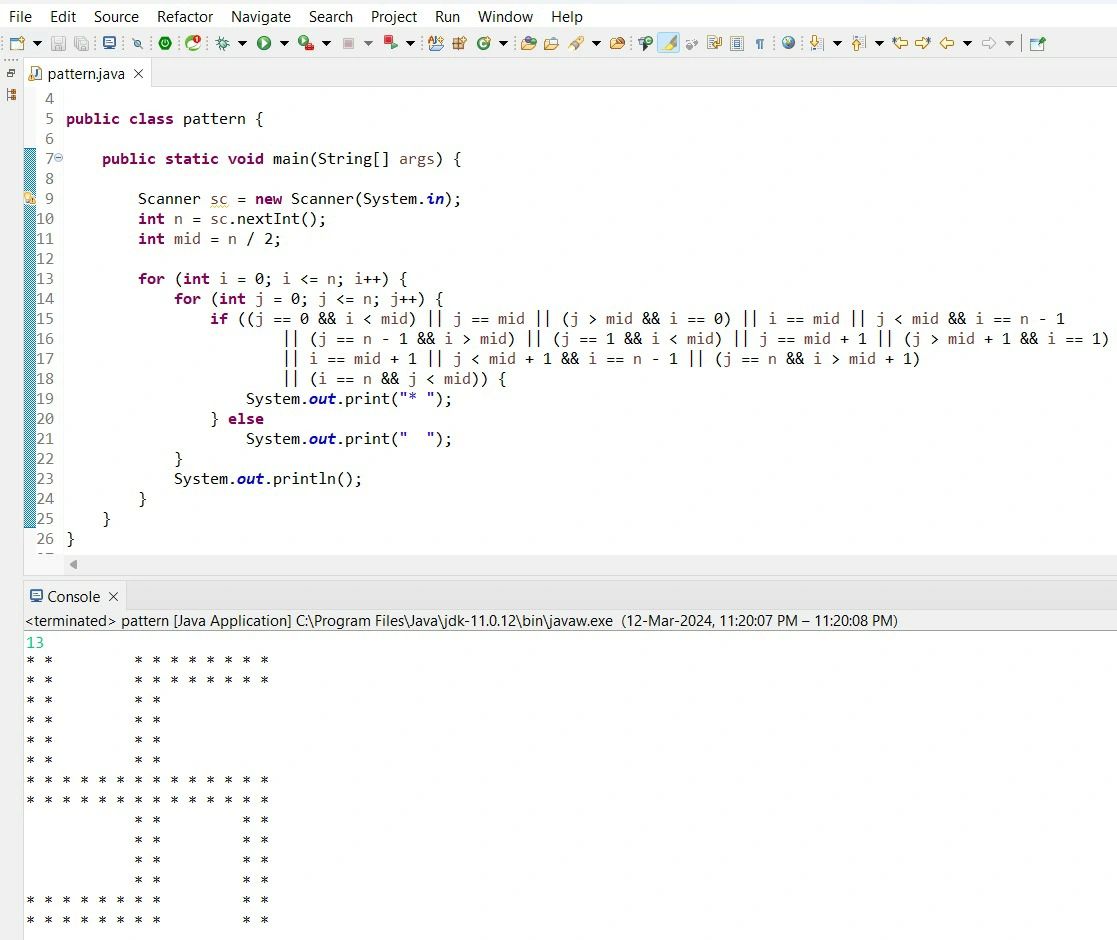 #java #patterns #logicbuilding #programming | Akash Gund #java #patterns #logicbuilding #programming | Akash Gund