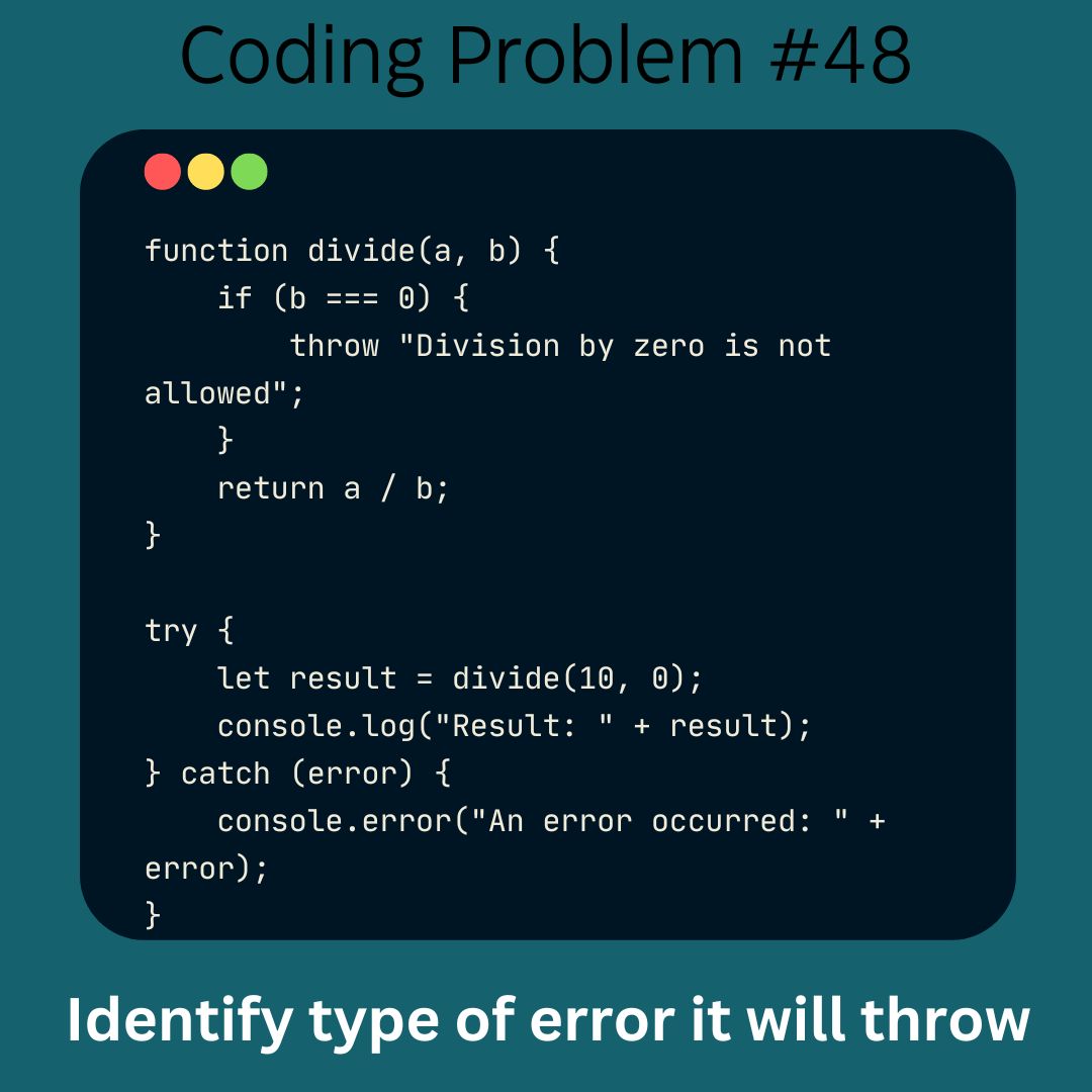 Shubham Singh on LinkedIn: #codingchallenge #javascript # ... Shubham Singh on LinkedIn: #codingchallenge #javascript # ...