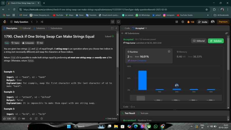 #leetcode #dsa #problemsolving #codingjourney | Raja Kumar #leetcode #dsa #problemsolving #codingjourney | Raja Kumar