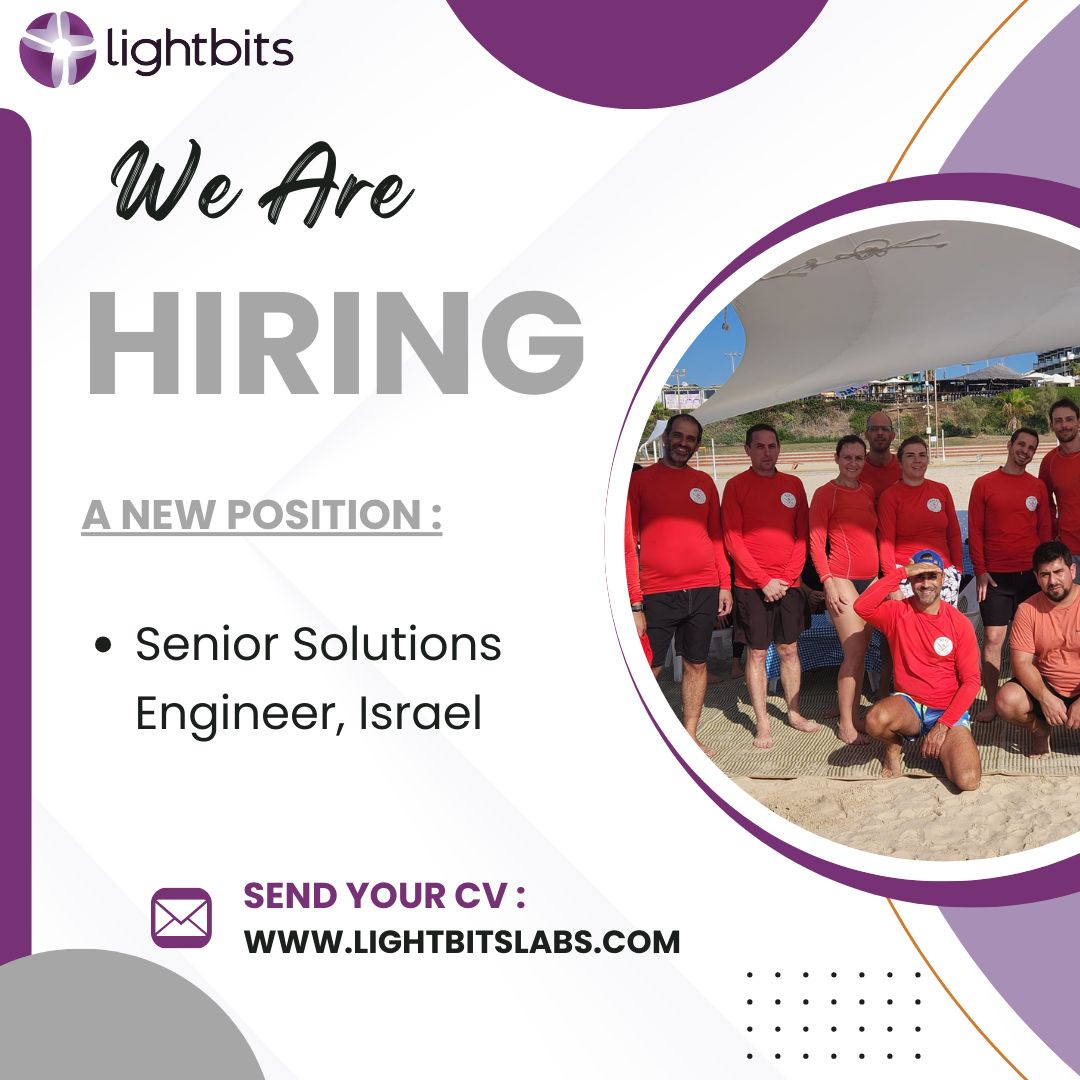 Lightbits Labs on LinkedIn: #senior Lightbits Labs on LinkedIn: #senior