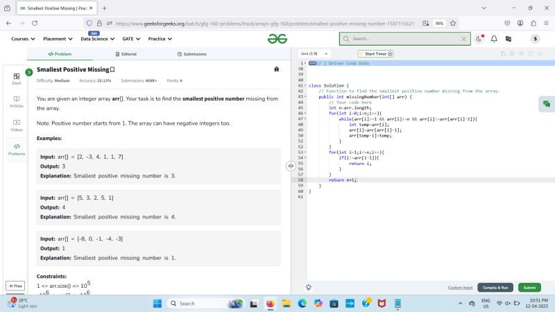 #gfg160 #gfg160 #dsa #java #arrays #geeksforgeekschallenge # ... #gfg160 #gfg160 #dsa #java #arrays #geeksforgeekschallenge # ...
