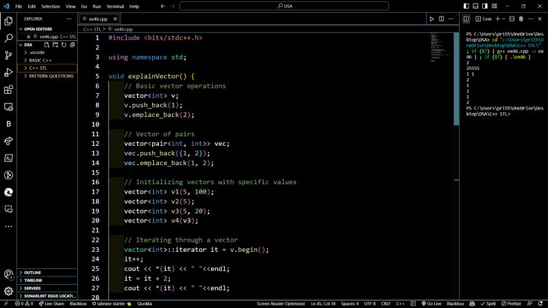 Prithviraj Panda on LinkedIn: #100daysofcode #cplusplus #stl # ... Prithviraj Panda on LinkedIn: #100daysofcode #cplusplus #stl # ...