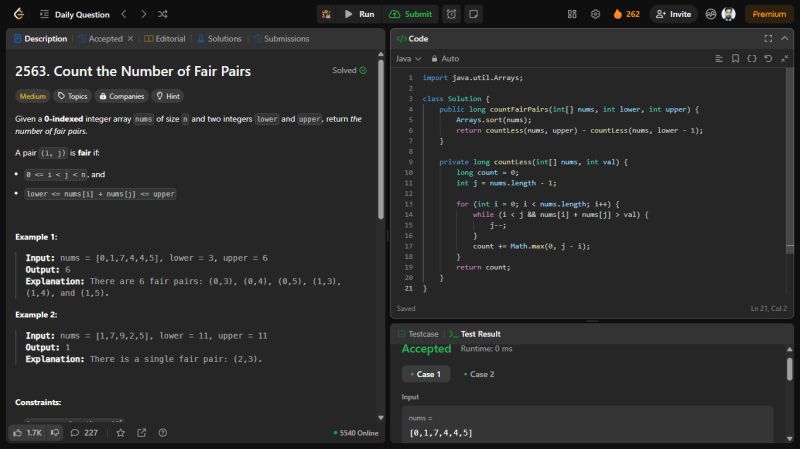 #day293 #leetcode #problemsolving #codingchallenge #algorithms ... #day293 #leetcode #problemsolving #codingchallenge #algorithms ...