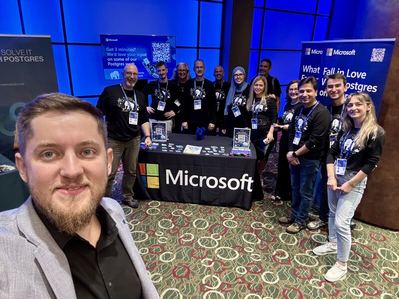 Taras Kloba on LinkedIn: #pgconfeu #postgresql #microsoft #greece Taras Kloba on LinkedIn: #pgconfeu #postgresql #microsoft #greece