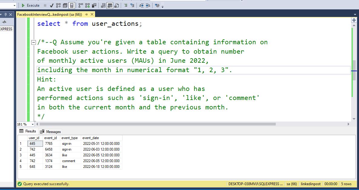 Sneha Kulkarni on LinkedIn: #sql #sqlqueries #data #dataanalytics # ... Sneha Kulkarni on LinkedIn: #sql #sqlqueries #data #dataanalytics # ...