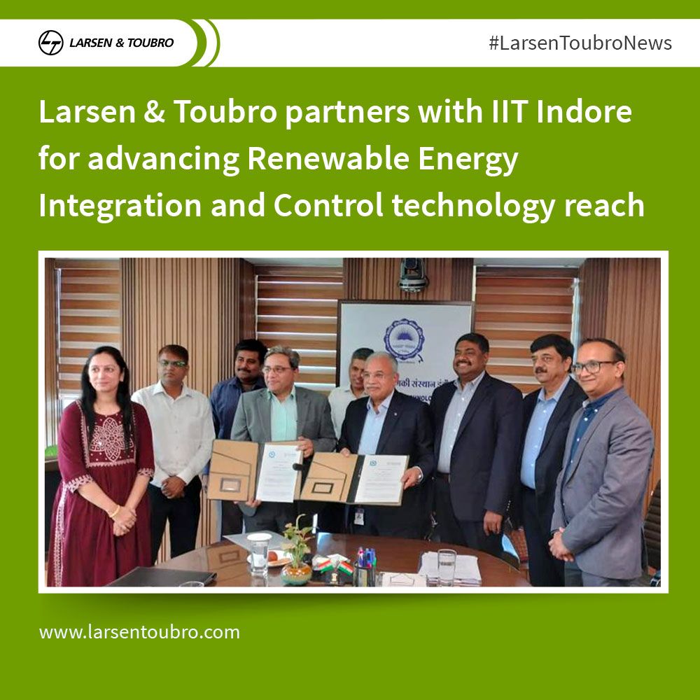 Larsen & Toubro on LinkedIn: Larsen & Toubro partners with IIT Indore ... Larsen & Toubro on LinkedIn: Larsen & Toubro partners with IIT Indore ...