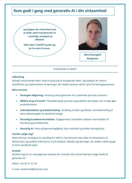 Nina Rosengård Bengtsson på LinkedIn: 🌟 Vil din virksomhed skabe værdi ... Nina Rosengård Bengtsson på LinkedIn: 🌟 Vil din virksomhed skabe værdi ...
