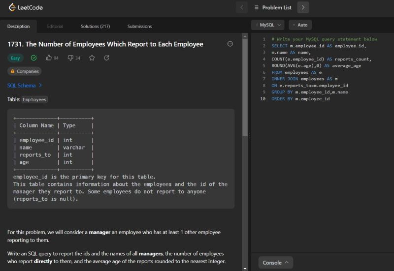 Kshitij Pathak on LinkedIn: #sql #opentolearn #leetcode Kshitij Pathak on LinkedIn: #sql #opentolearn #leetcode