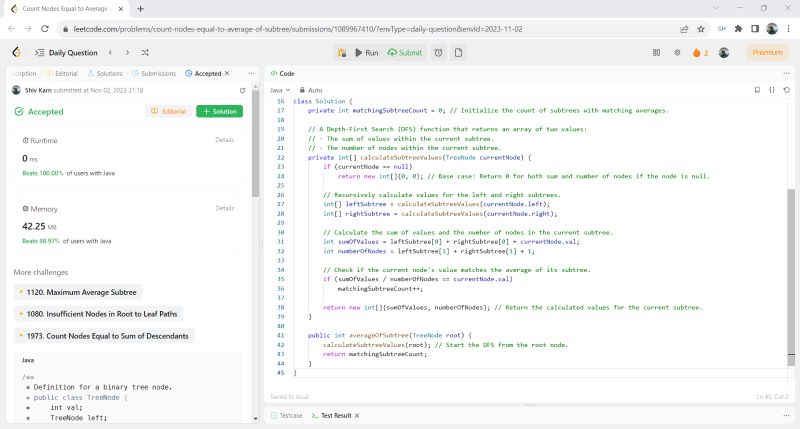 Day 33 of LeetCode challenge | Shiv Karn posted on the topic | LinkedIn Day 33 of LeetCode challenge | Shiv Karn posted on the topic | LinkedIn