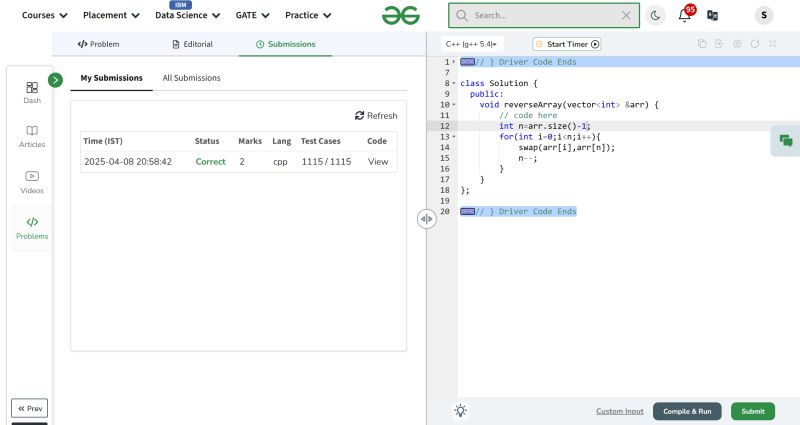 #codingjourney #geeksforgeeks #cpp #problemsolving #learnbydoing ... #codingjourney #geeksforgeeks #cpp #problemsolving #learnbydoing ...