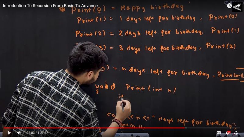 Rishabh Bhatt on LinkedIn: #recursion #problemsolving #learningjourney ... Rishabh Bhatt on LinkedIn: #recursion #problemsolving #learningjourney ...