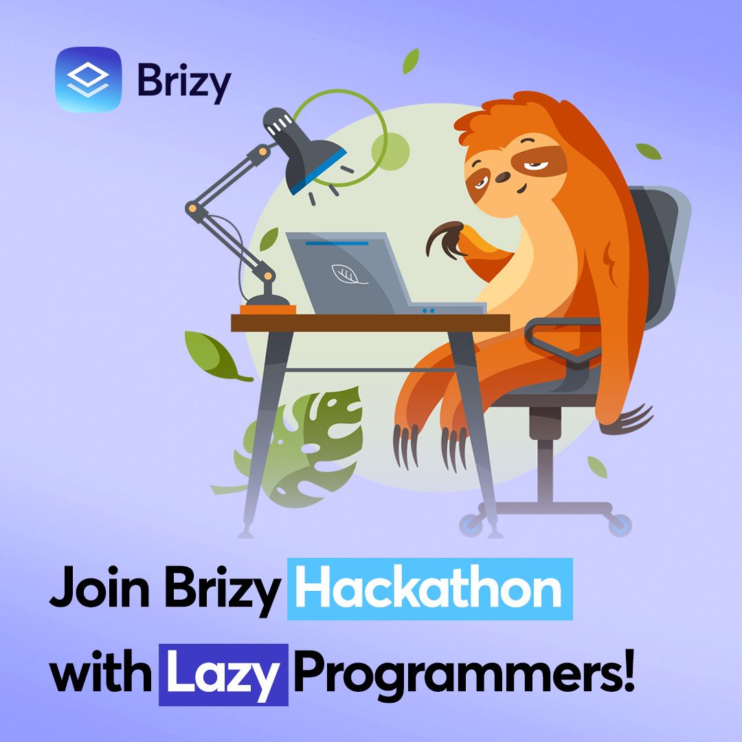 Join the Brizy Hackathon with Lazy programmer! | Brizy posted on the ... Join the Brizy Hackathon with Lazy programmer! | Brizy posted on the ...