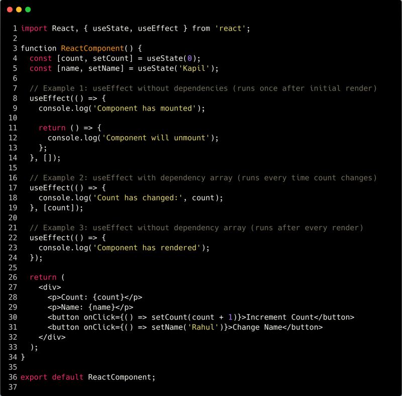 Kapil Yadav on LinkedIn: #reactjs #reacthooks #js #webdevelopment # ... Kapil Yadav on LinkedIn: #reactjs #reacthooks #js #webdevelopment # ...