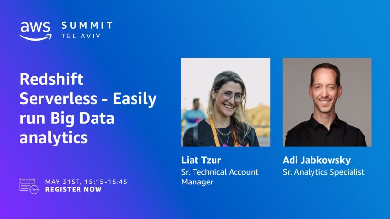 #amazonredshift #serverless #datawarehousing #tlvsummit2023 | Adi Jabkowsky #amazonredshift #serverless #datawarehousing #tlvsummit2023 | Adi Jabkowsky