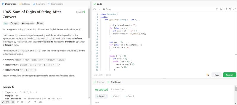 Sakshi Kumari on LinkedIn: #day160 #codingchallenge #leetcode #dsa #c # ... Sakshi Kumari on LinkedIn: #day160 #codingchallenge #leetcode #dsa #c # ...