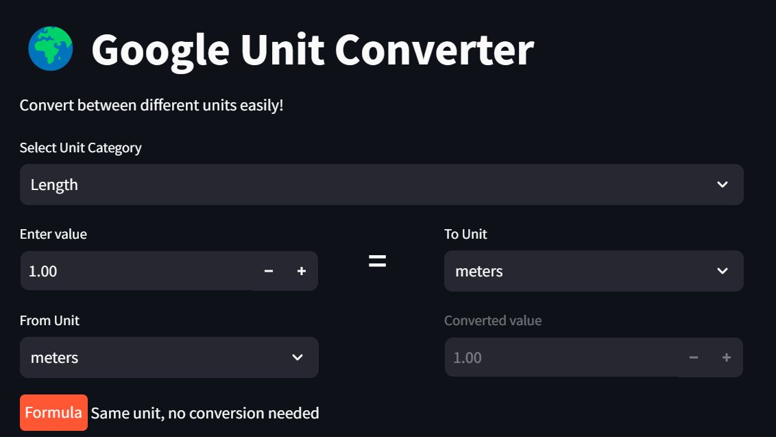 #python #streamlit #coding #unitconverter #100daysofcode | Syntax. js #python #streamlit #coding #unitconverter #100daysofcode | Syntax. js