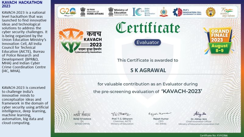S K on LinkedIn: KAVACH Hackathon 2023 KAVACH-2023 is a national level ... S K on LinkedIn: KAVACH Hackathon 2023 KAVACH-2023 is a national level ...