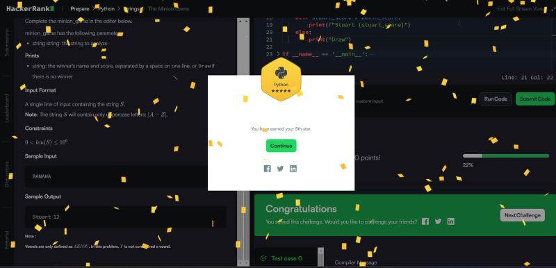 Arpit Sharma on LinkedIn: #python #hackerrank #5stargold #coding # ... Arpit Sharma on LinkedIn: #python #hackerrank #5stargold #coding # ...