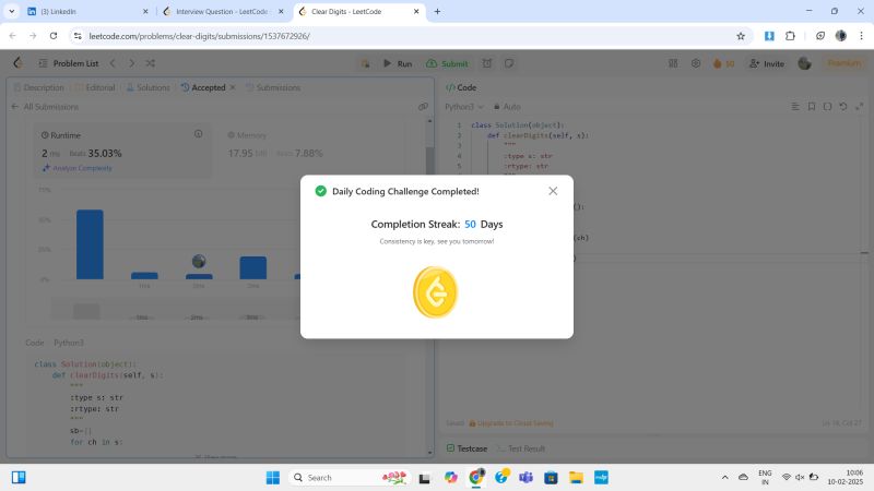Avinash Pandey on LinkedIn: #100daysofcode #codingjourney #leetcode # ... Avinash Pandey on LinkedIn: #100daysofcode #codingjourney #leetcode # ...