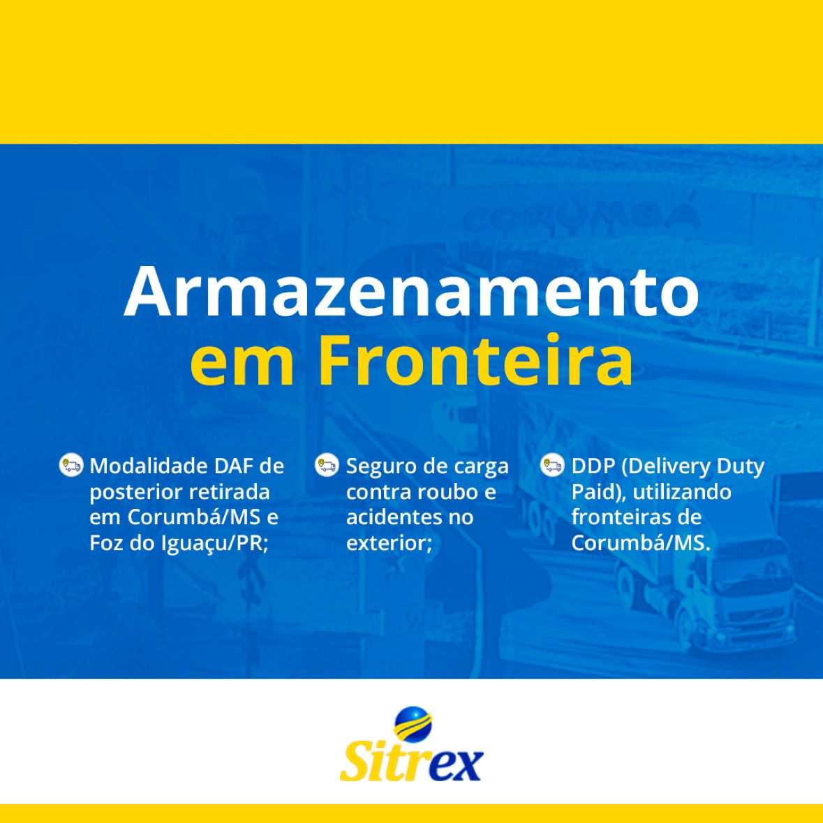 Sitrex - Sistema Internacional De Transporte Rodoviário Expresso no ... Sitrex - Sistema Internacional De Transporte Rodoviário Expresso no ...