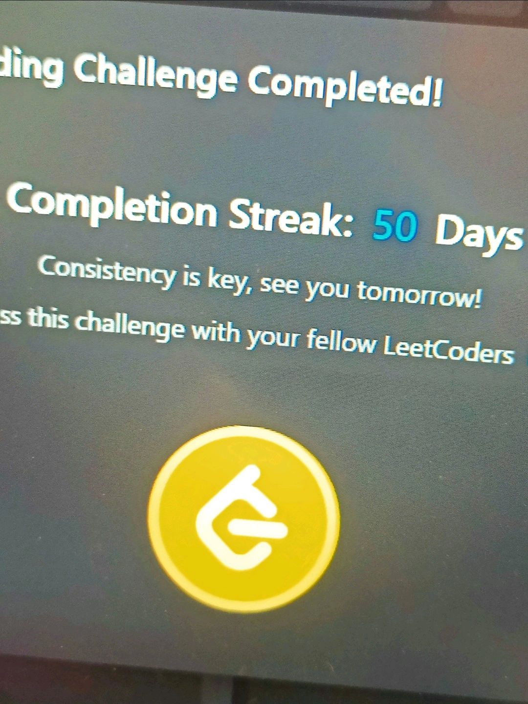 Completed 50 days of excellence in #leetcode | Priyanshu Paul posted on ... Completed 50 days of excellence in #leetcode | Priyanshu Paul posted on ...