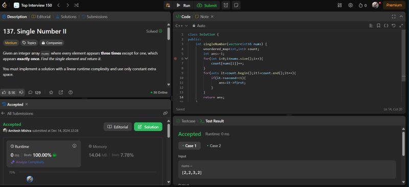 Amitesh Mishra on LinkedIn: #100daysofcode #leetcode # ... Amitesh Mishra on LinkedIn: #100daysofcode #leetcode # ...