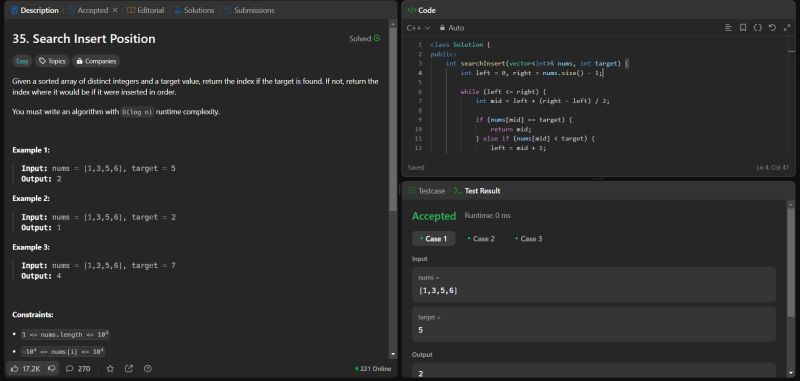#100daysofcode #coding #leetcode #binarysearch #100daysofcode #tech ... #100daysofcode #coding #leetcode #binarysearch #100daysofcode #tech ...