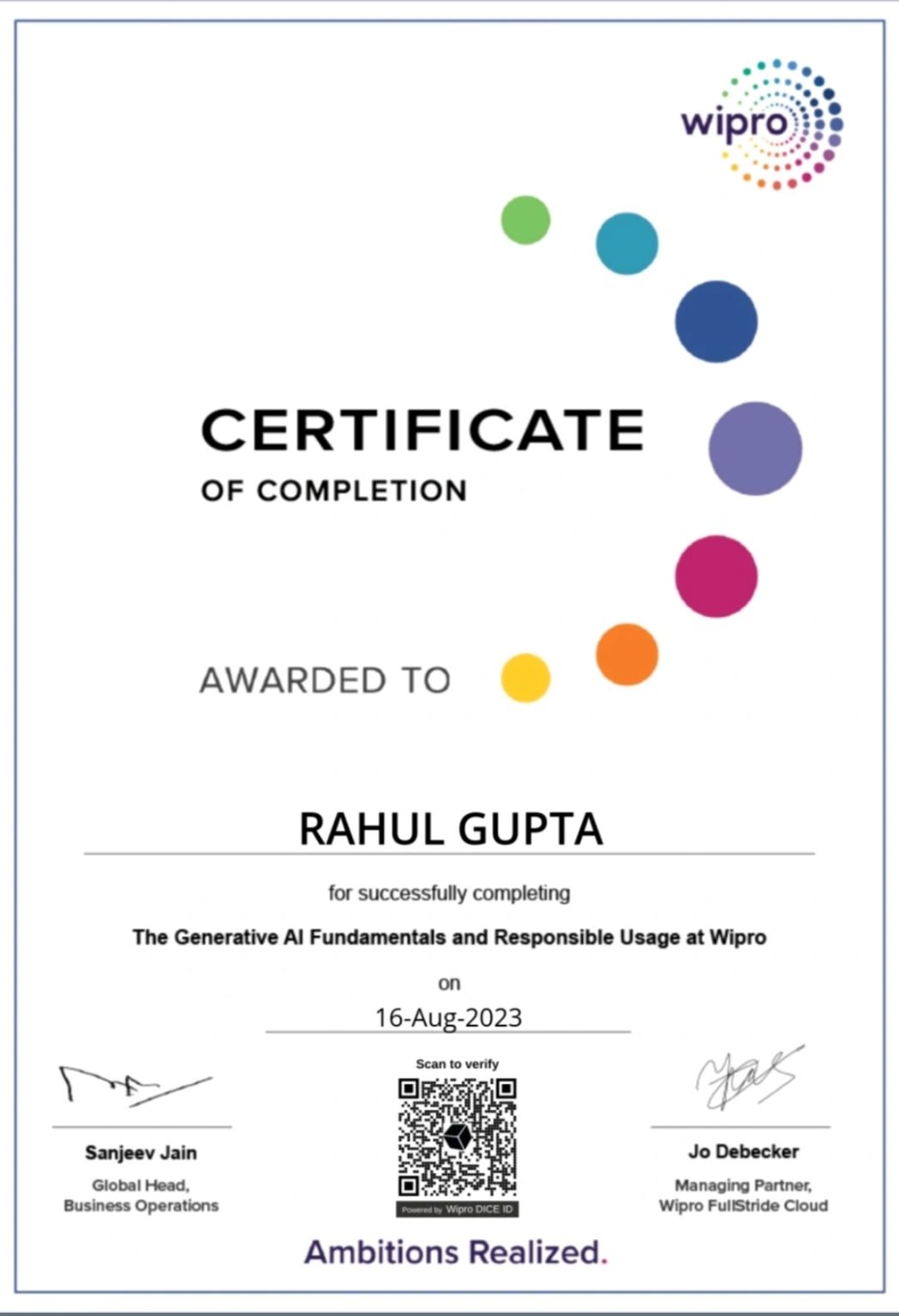 Rahul Gupta on LinkedIn: #genai #ai #wipro #tririga #tririgaworld Rahul Gupta on LinkedIn: #genai #ai #wipro #tririga #tririgaworld