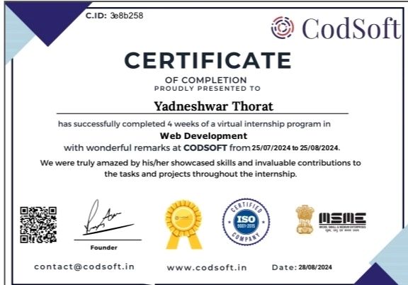 Yadneshwar Thorat on LinkedIn: #webdevelopment #learningjourney # ... Yadneshwar Thorat on LinkedIn: #webdevelopment #learningjourney # ...