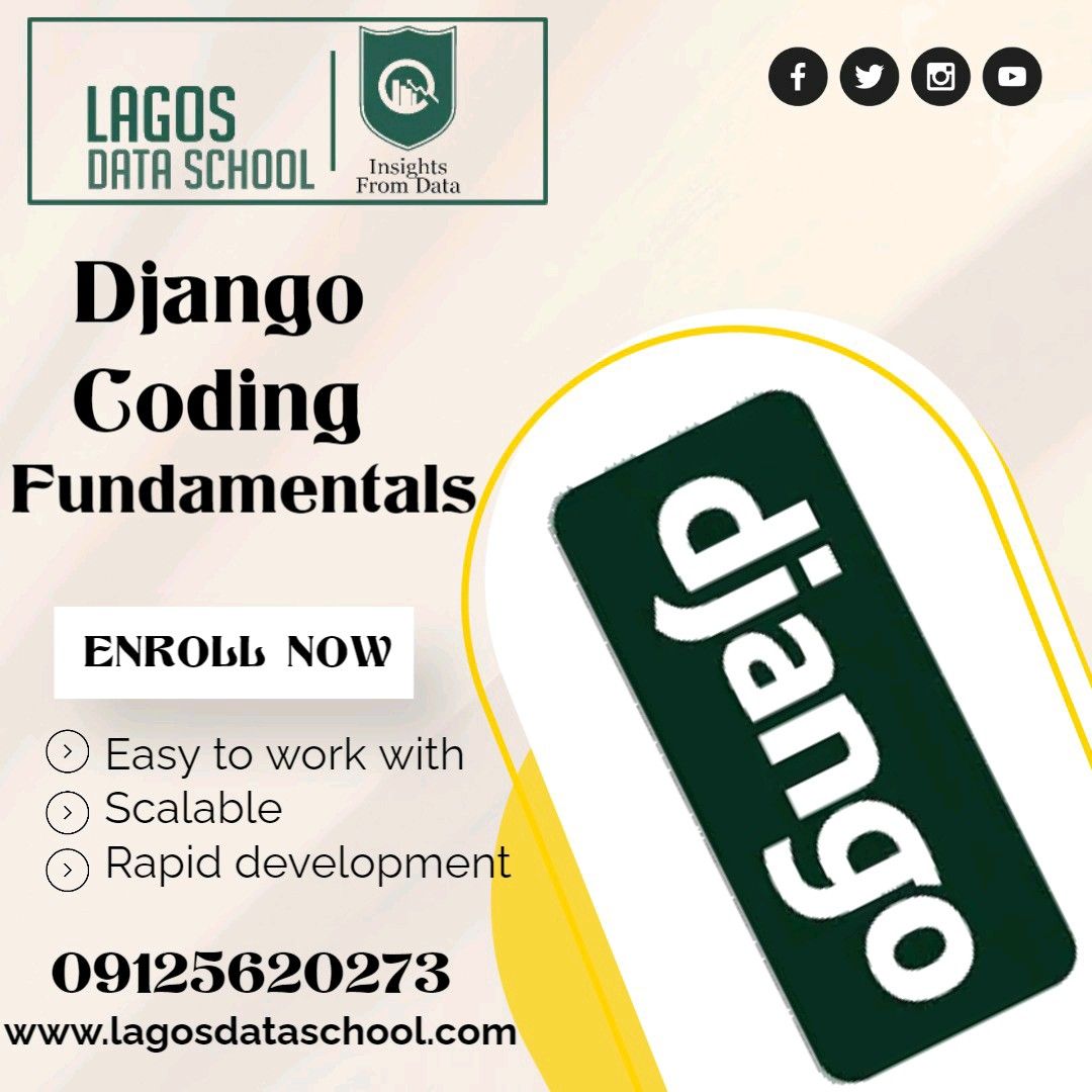 Lagos Data School on LinkedIn: Django fundamentals is a high-level ... Lagos Data School on LinkedIn: Django fundamentals is a high-level ...