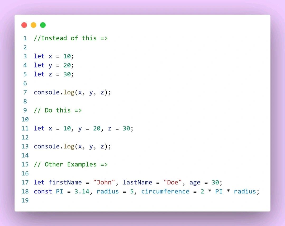 Jayraj Singh ⚡ on LinkedIn: 💡JavaScript Tip: Declare/Initialize ... Jayraj Singh ⚡ on LinkedIn: 💡JavaScript Tip: Declare/Initialize ...