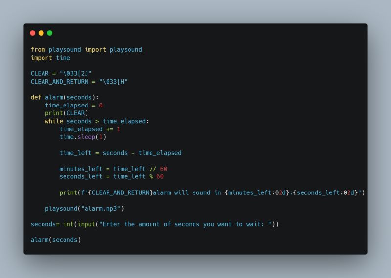Emmanuel Ekwunife on LinkedIn: #python #timer #learningpython #tim # ... Emmanuel Ekwunife on LinkedIn: #python #timer #learningpython #tim # ...