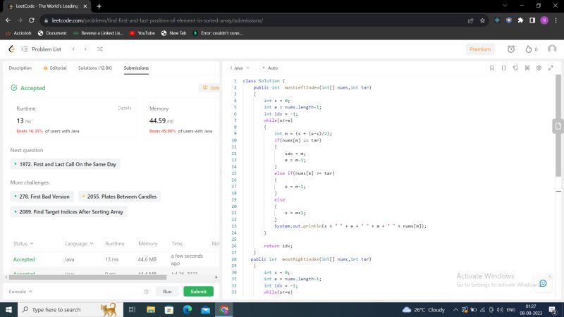 Govind Bhatt on LinkedIn: #100dayscodechallenge #day3 #leetcode # ... Govind Bhatt on LinkedIn: #100dayscodechallenge #day3 #leetcode # ...