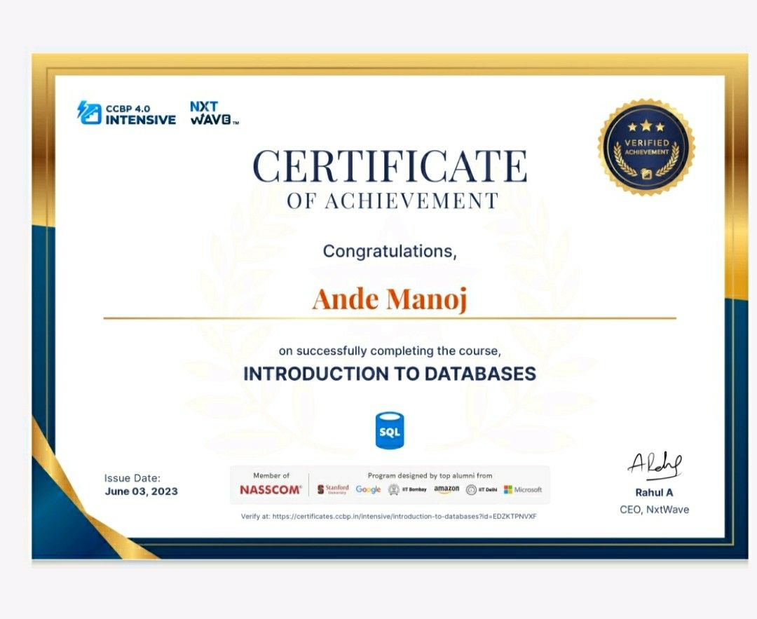 Ande Manoj varma posted on LinkedIn Ande Manoj varma posted on LinkedIn