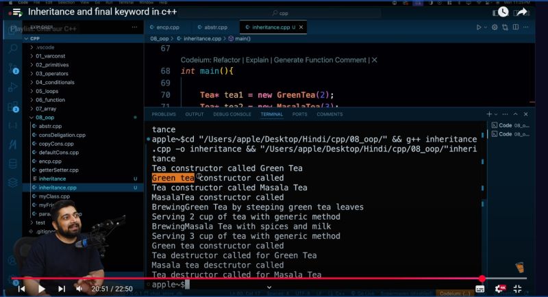 #cplusplus #inheritance #finalkeyword #oop #chaiaurcode #codeeveryday ... #cplusplus #inheritance #finalkeyword #oop #chaiaurcode #codeeveryday ...