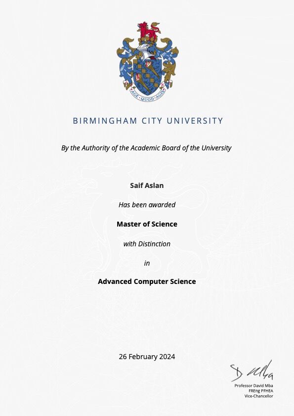 Saif Aslan on LinkedIn: #gratitude #birminghamcityuniversity # ... Saif Aslan on LinkedIn: #gratitude #birminghamcityuniversity # ...