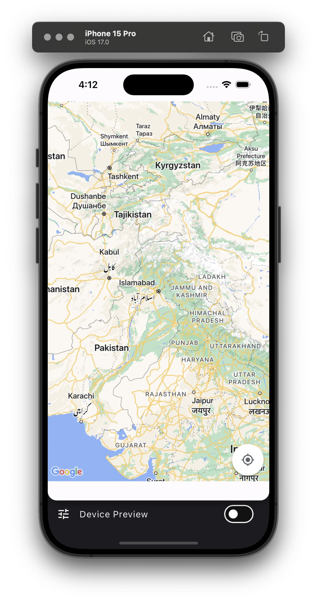 Flutter Google Map integrated in IOS and Android | Hasnain Mirrani Flutter Google Map integrated in IOS and Android | Hasnain Mirrani