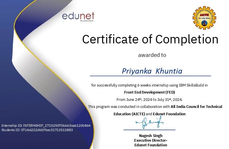 Priyanka Khuntia on LinkedIn: 🚀 Thrilled to share that I have ... Priyanka Khuntia on LinkedIn: 🚀 Thrilled to share that I have ...